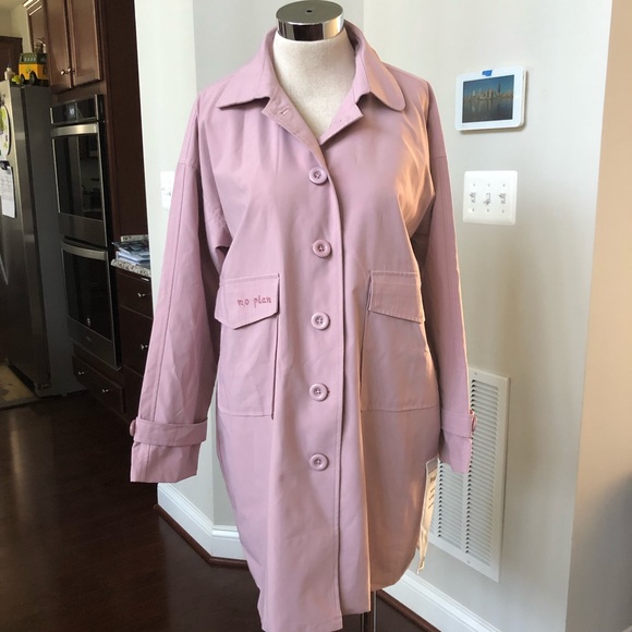 Jackets & Coats | Quirky Tannish Blush Pink Light Coat | Poshmark
